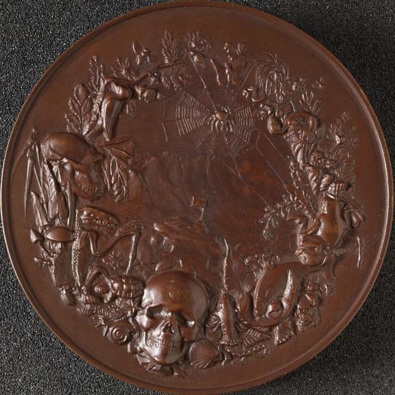 Bronze medal of Carl Vogt by Hugues Bovy | Science Museum Group Collection