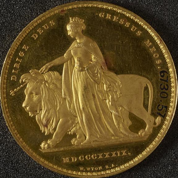 Five-Pound coin piece of Queen Victoria | Science Museum Group Collection