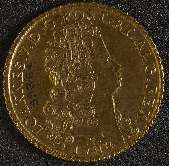 18th Century Gold Doubloon coin (Portugal) | Science Museum Group ...