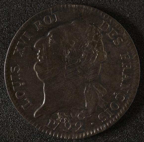 Ecu coin of Louis XVI (France) | Science Museum Group Collection