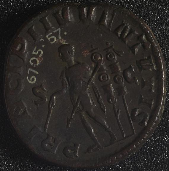 Roman Coin of Maximus | Science Museum Group Collection