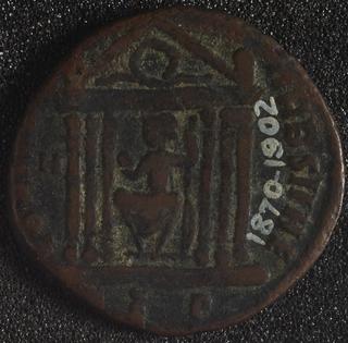 Roman Coin of Maxentius | Science Museum Group Collection