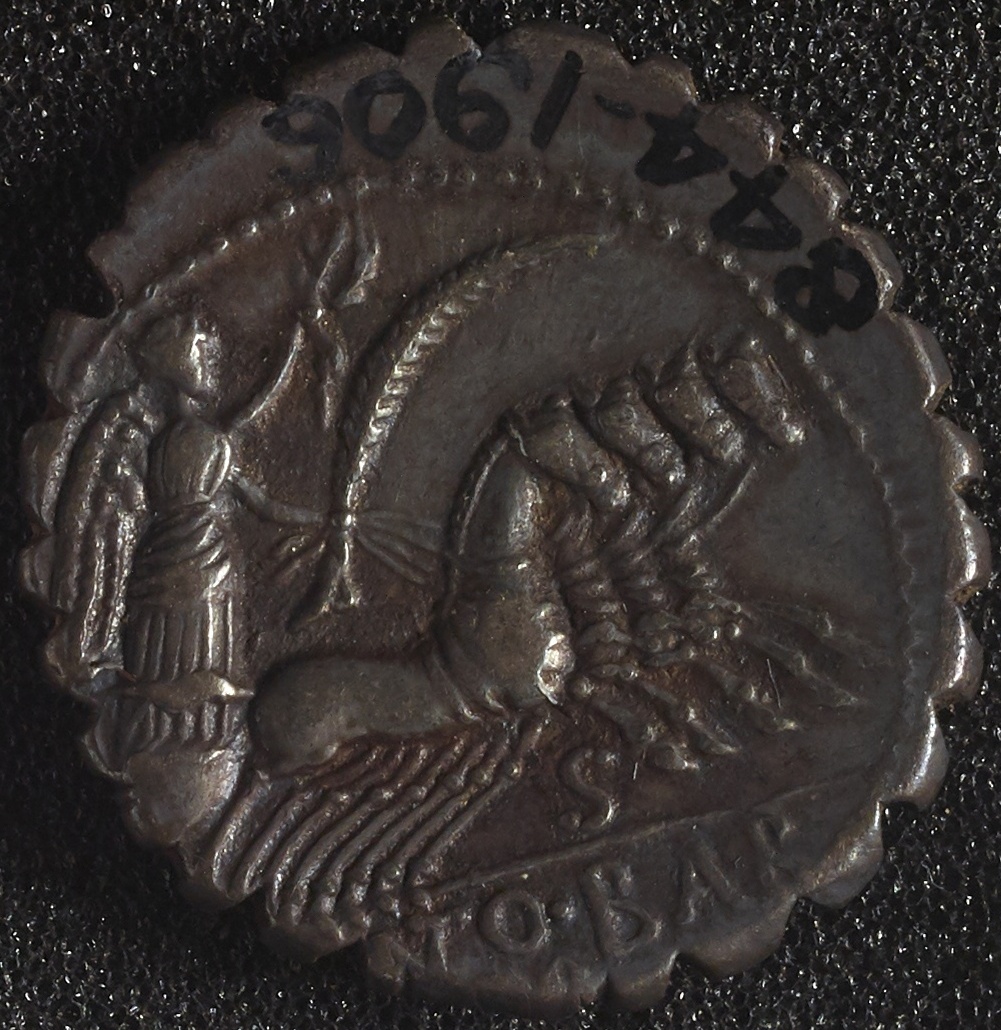 Roman Coin of Quintus Antonius Balbus | Science Museum Group Collection