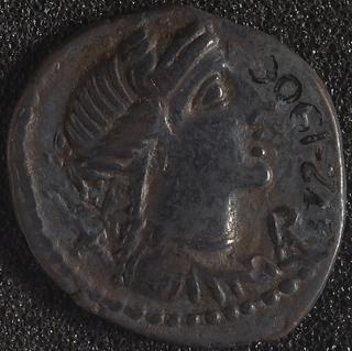 Coin of Marseilles depicting Pallas | Science Museum Group Collection
