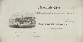 Way bill. Felling Main Coals | Science Museum Group Collection