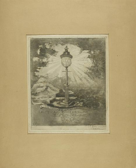 Etching, The Triumph of Gas Lights | Science Museum Group Collection