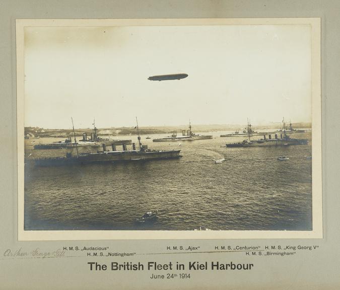 The British Fleet in Kiel Harbour | Science Museum Group Collection