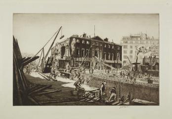 Etching, Building and Demolition work | Science Museum Group Collection