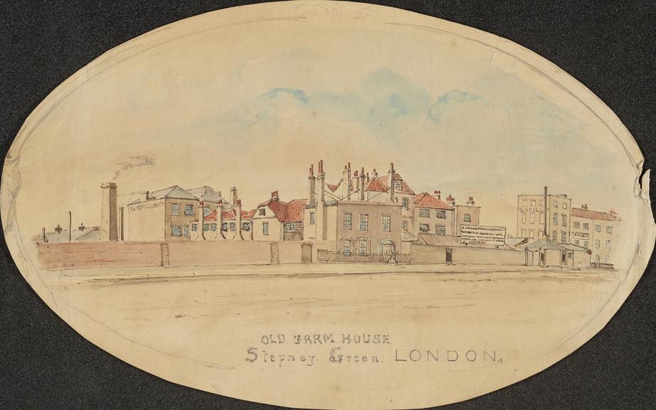 Drawing of the Old Farm House Stepney Green London | Science Museum ...