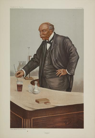 Portrait. Chromolithograph, Lord Rayleigh, 3rd Baron Rayleigh | Science ...