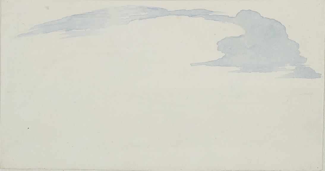 Cloud study with Stratus-like brush marks | Science Museum Group Collection