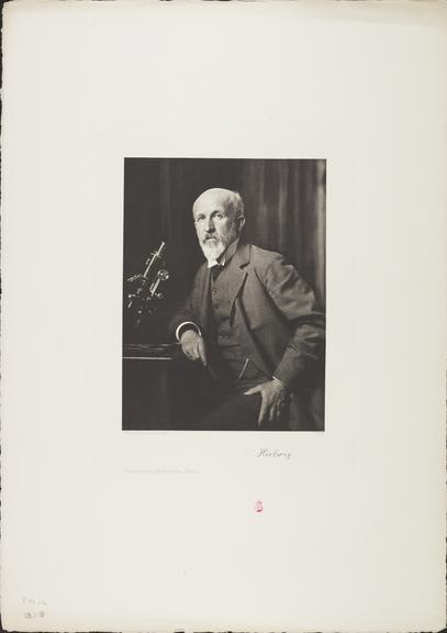 Photogravure of Oscar Hertwig | Science Museum Group Collection