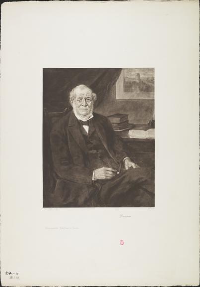 Photogravure of Robert Wilhelm Bunsen | Science Museum Group Collection