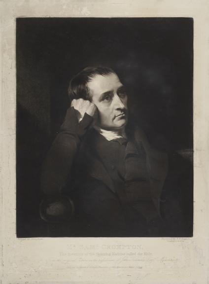 Mr. Saml. Crompton, The Inventor of the Spinning Machine Called The ...