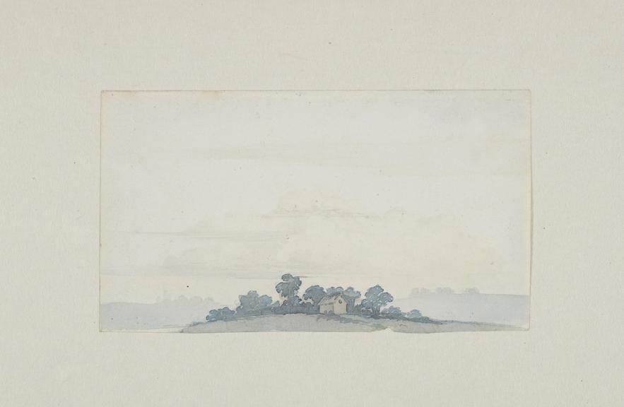 Cloud study of Cumulo-stratus above house in landscape | Science Museum ...