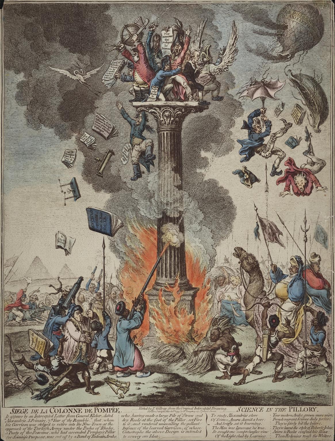 Siege de la Colonne de Pompee | Science Museum Group Collection