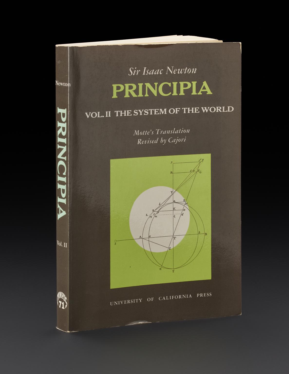 Book: Isaac Newton's Principia Mathematica (Vol II) in its first ...