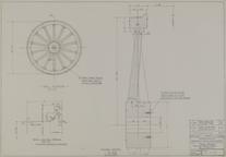 Drawing of details of driving wheels for locomotive | Science Museum ...