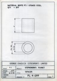 Drawing of spacer | Science Museum Group Collection