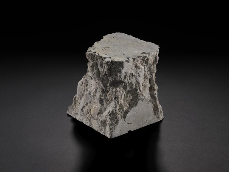 Sample of concrete enhanced with graphene | Science Museum Group Collection