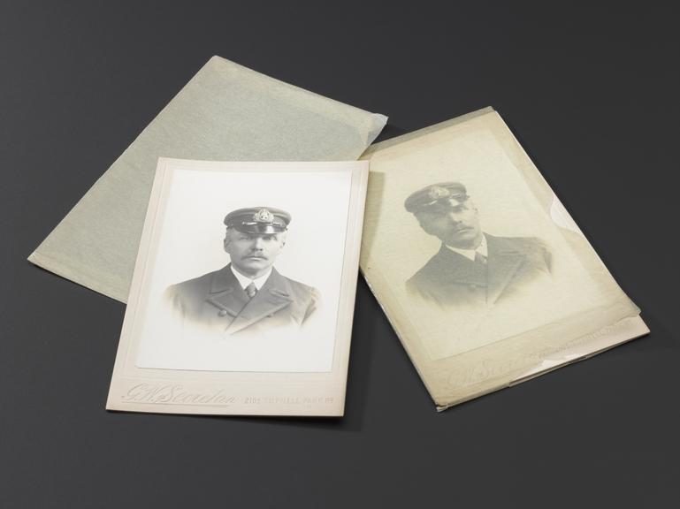Two identical portrait photographs | Science Museum Group Collection