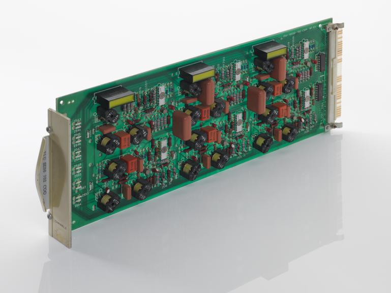 Channel card for first generation 30-channel PCM | Science Museum Group ...
