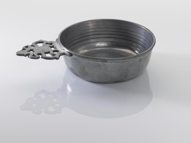 Pewter bleeding bowl | Science Museum Group Collection