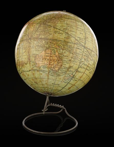 Globe showing the circumnavigation of Elizabeth Bisland | Science ...