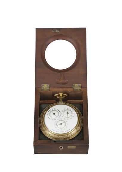 Guilloché enamel watch displaying solar and sidereal time, by George ...
