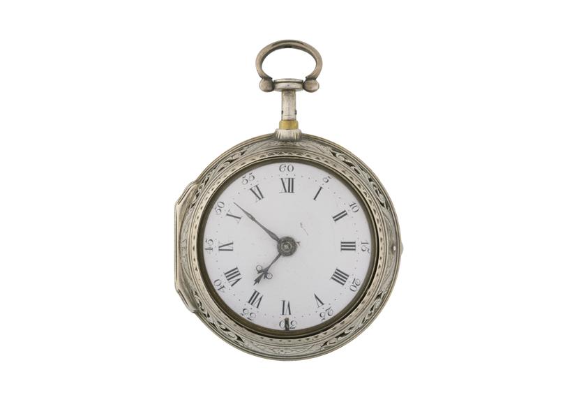 Silver repeating watch by Daniel Quare | Science Museum Group Collection