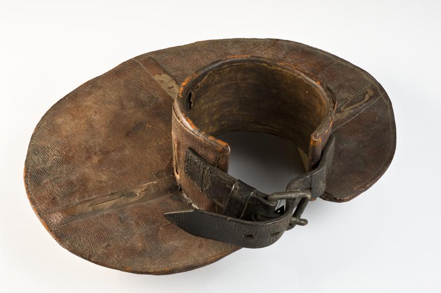 Replica of a nineteenth century restraint collar, England, c. 1930 ...
