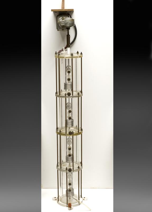 Experimental continuous feed stirred tank reactor, London, England ...