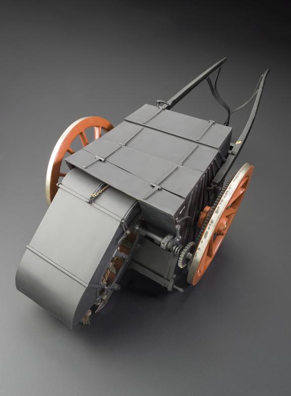 Model of street-sweeping machine. | Science Museum Group Collection