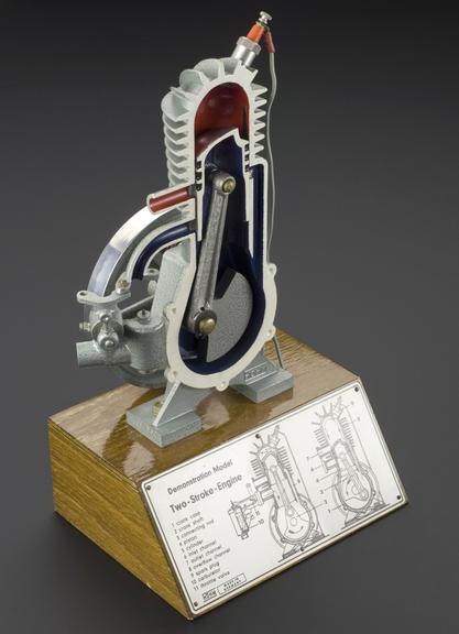 Cut-away model of internal combustion engine. | Science Museum Group ...