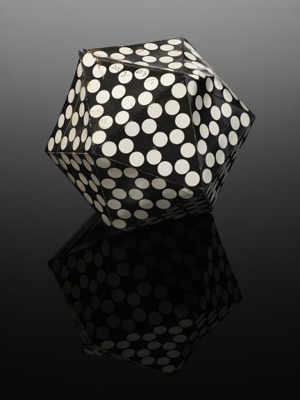 Icosahedron virus particle model made by Dr. June Almeida | Science ...