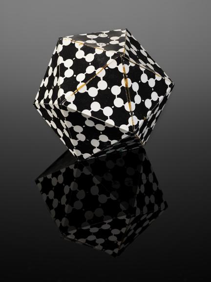 Icosahedron virus particle model made by Dr. June Almeida | Science ...