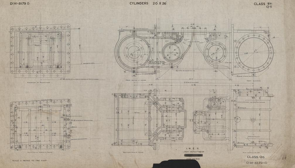 Darlington Works Locomotive Drawings | Science Museum Group Collection