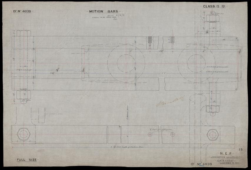 Darlington Works Locomotive Drawings | Science Museum Group Collection