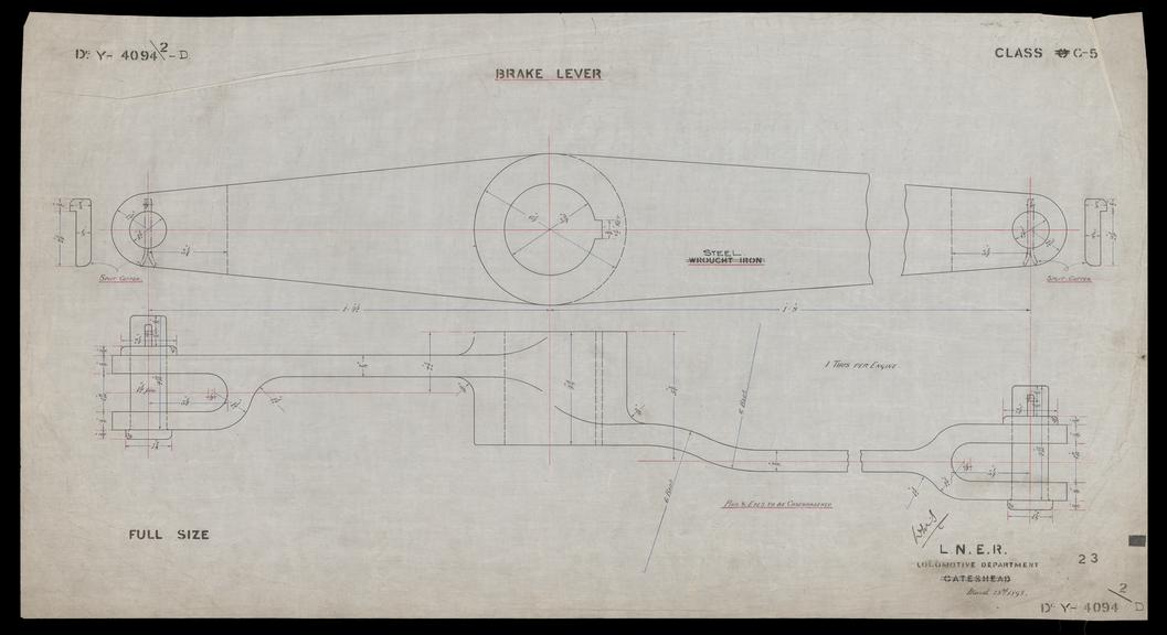 Darlington Works Locomotive Drawings | Science Museum Group Collection