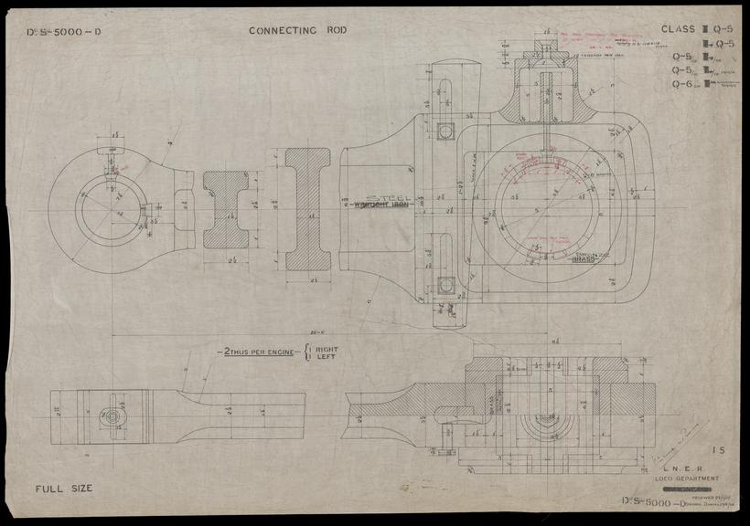 Darlington Works Locomotive Drawings | Science Museum Group Collection
