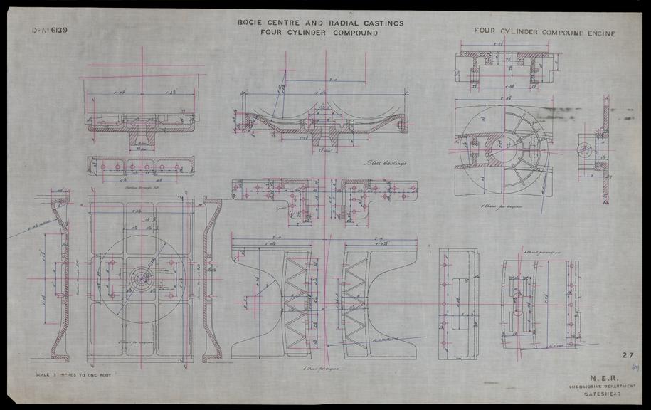 Darlington Works Locomotive Drawings | Science Museum Group Collection