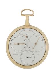 Spring-detent escapement watch with gold case by John Barwise | Science ...