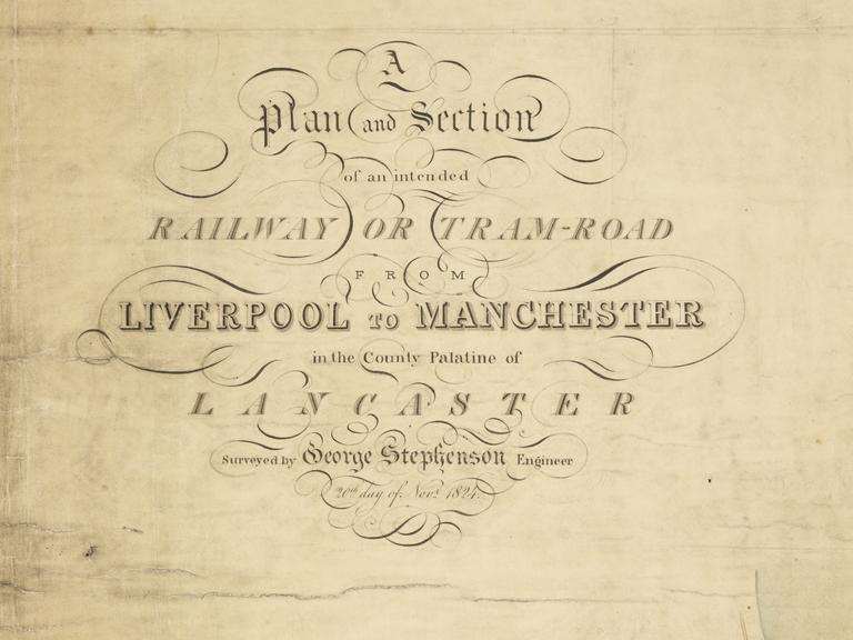 Liverpool and Manchester Railway Plan 1824 | Science Museum Group ...