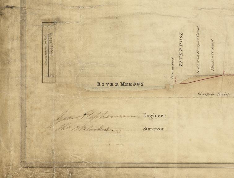 Liverpool and Manchester Railway Plan 1824 | Science Museum Group ...