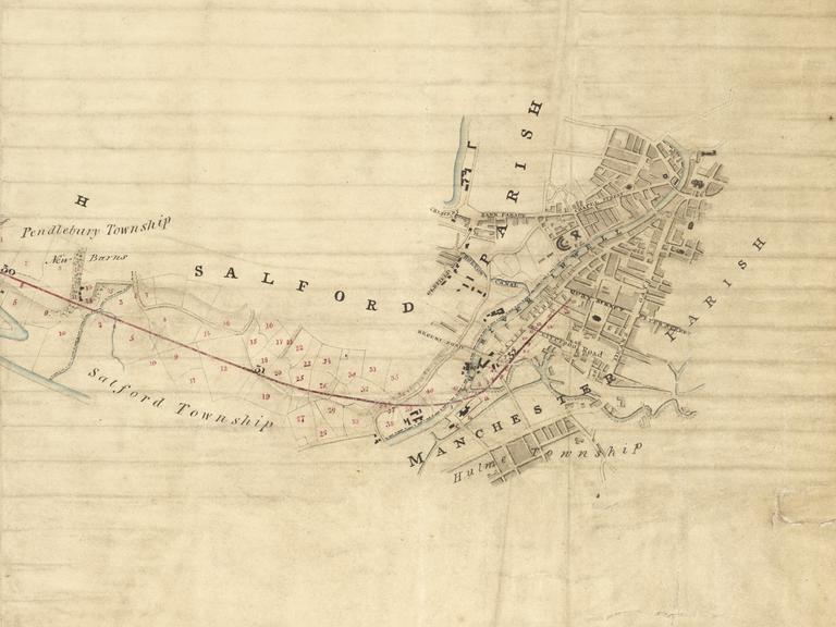 Liverpool and Manchester Railway Plan 1824 | Science Museum Group ...