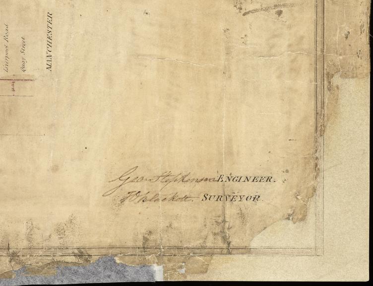 Liverpool and Manchester Railway Plan 1824 | Science Museum Group ...