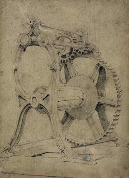 Winch or 'Crab' mechanism for winding chains | Science Museum Group ...
