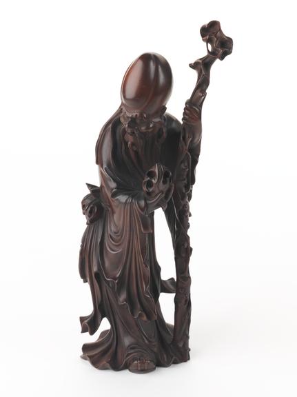 Statue depicting Shou Lao (Shou Xing), Chinese God of Longevity ...