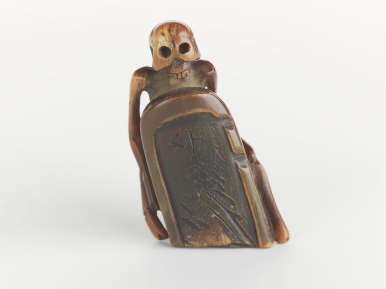 Netsuke in form of skeleton | Science Museum Group Collection