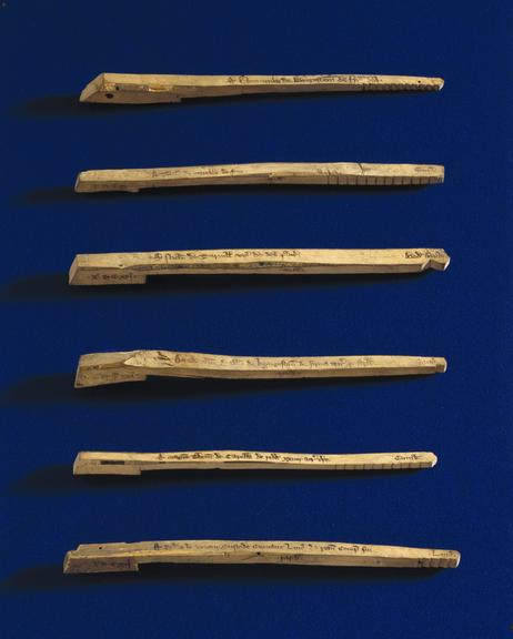 Medieval Exchequer Tally Sticks | Science Museum Group Collection